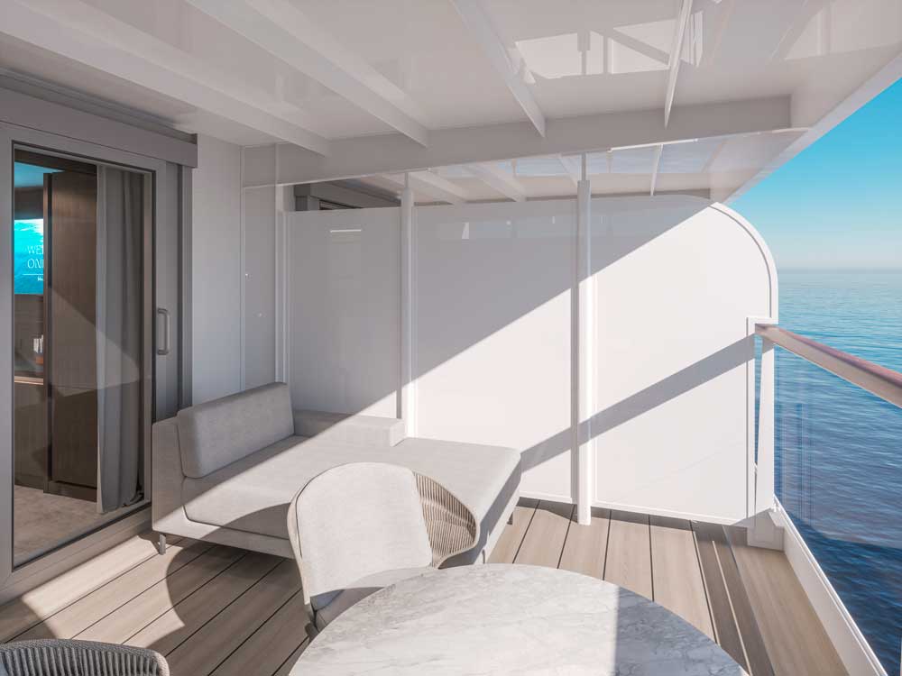 Grand Terrace Suite (GT) - Explora II - Luxusschiffe.de